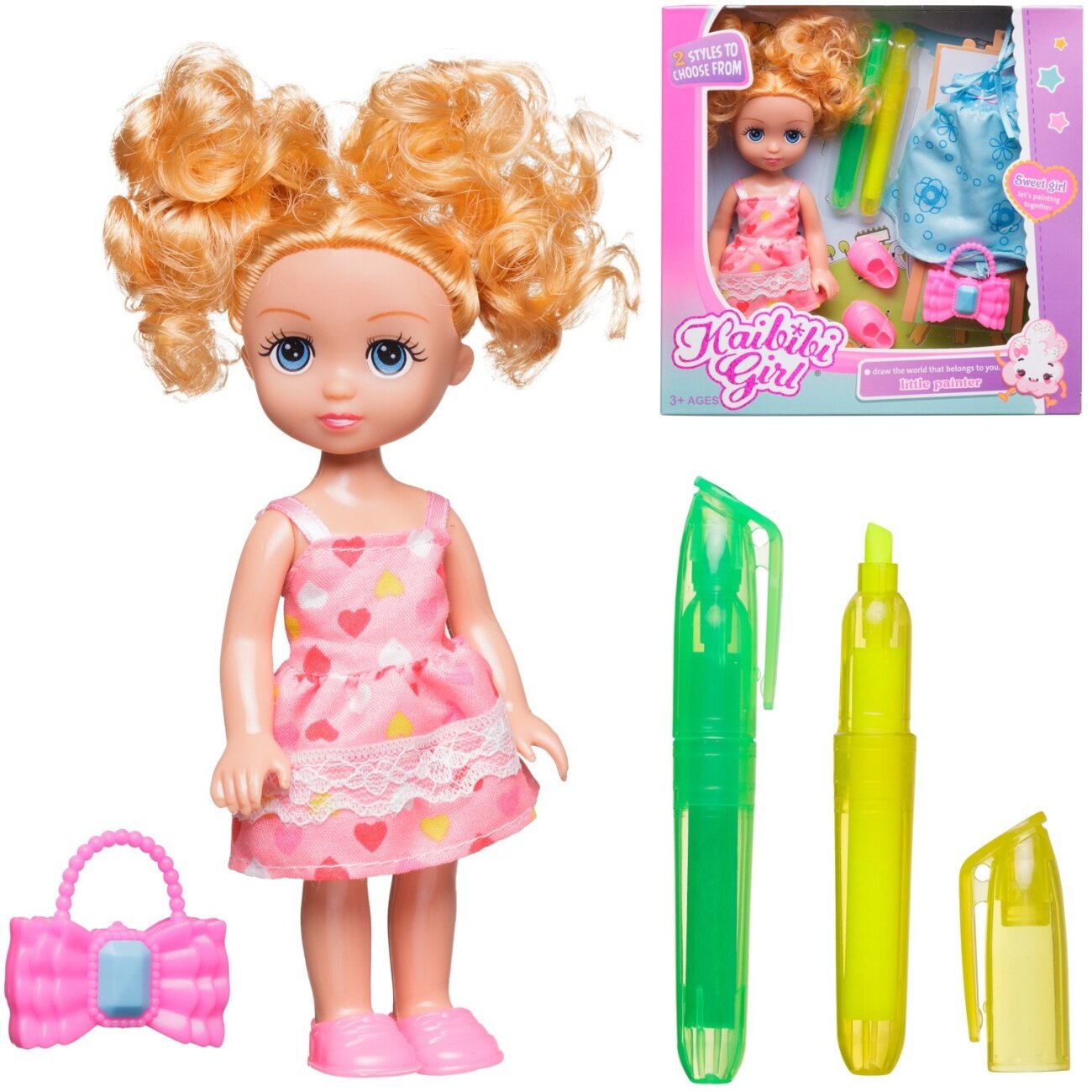 Игровой набор Junfa Kaibibi Кукла блондинка с аксесс. BLD218/блондинка