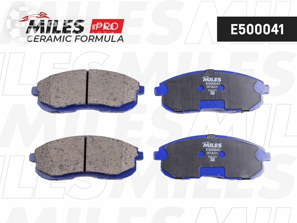 Колодки тормозные дисковые , передние Miles E500041