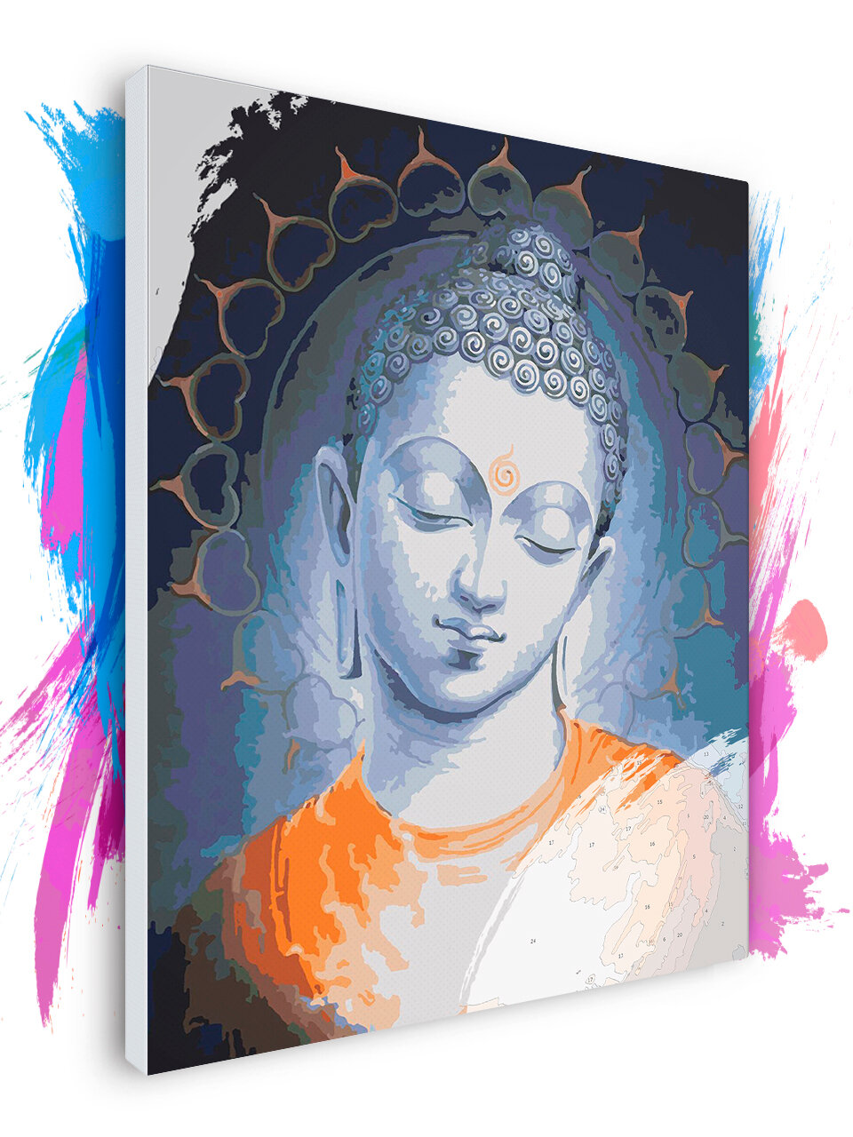 Картина по номерам на холсте Гаутама Будда, 40 х 50 см