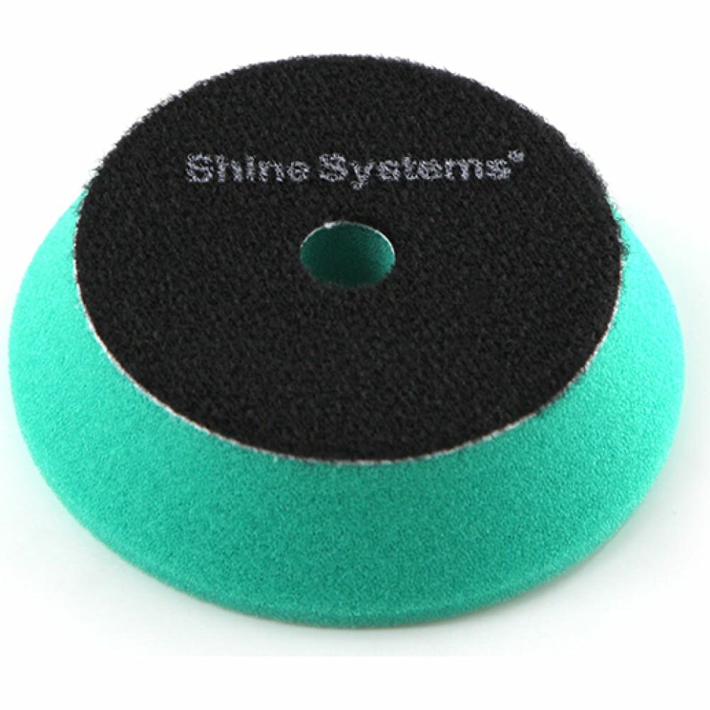 Экстра твердый полировальный круг Shine systems DA Foam Pad Green