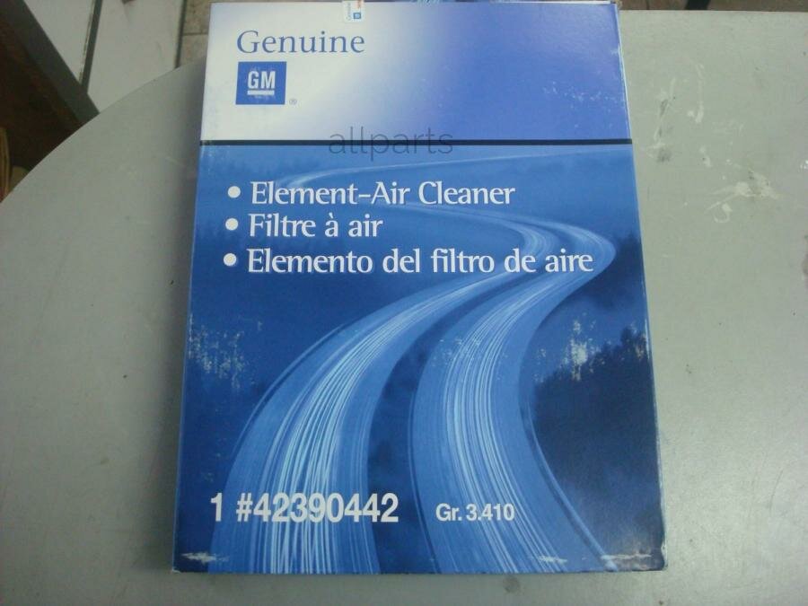 GENERAL MOTORS 42390442 Фильтр воздушный [ORG]