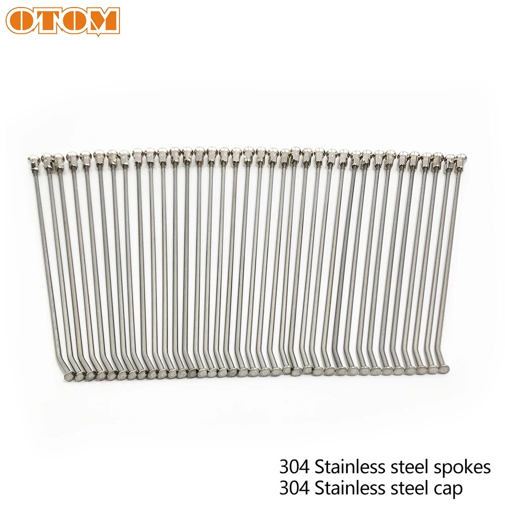 OTOM для HONDA CR125 CR250 CRF250 CRF450 комплект спиц переднего и заднего колеса 18 Rear Silver