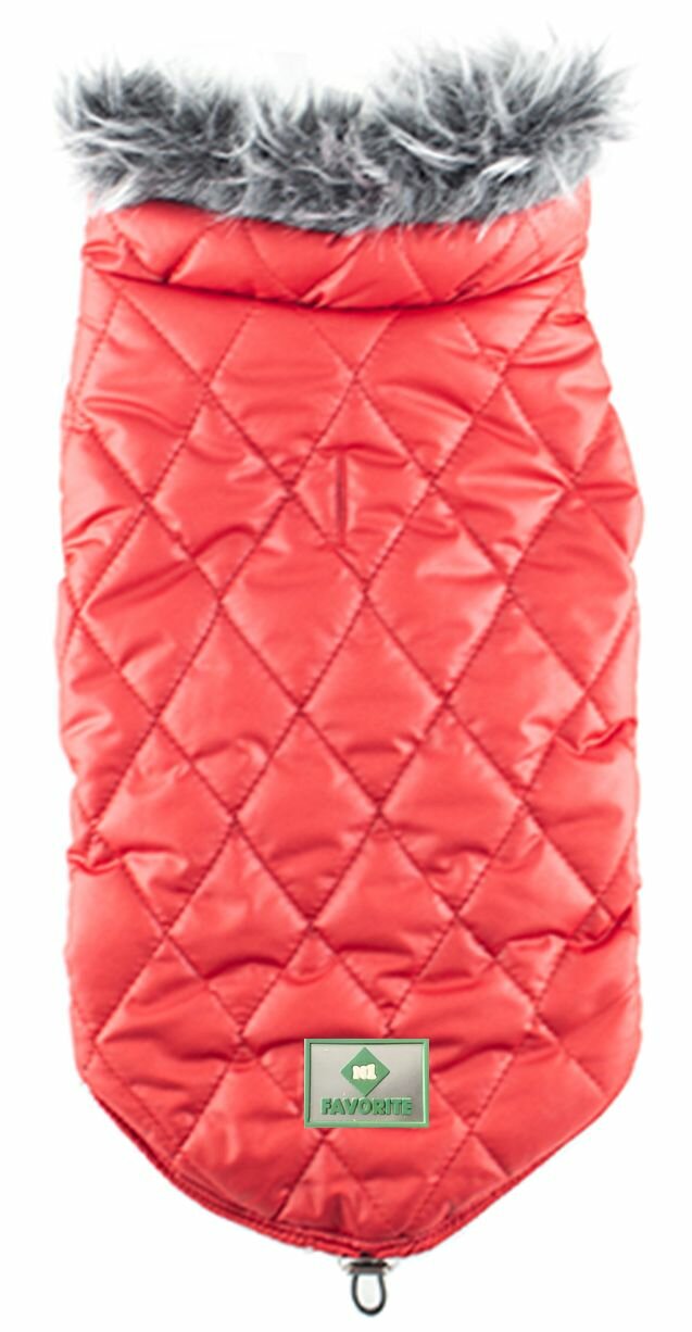 Куртка утепленная, на флисовой подкладе, красная, XL, №1 Favorite