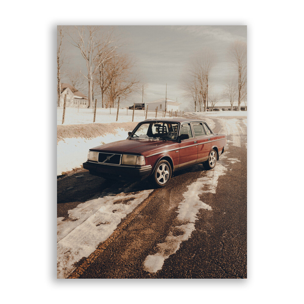 Постер, плакат на бумаге / Вольво / Размер 30 x 40 см