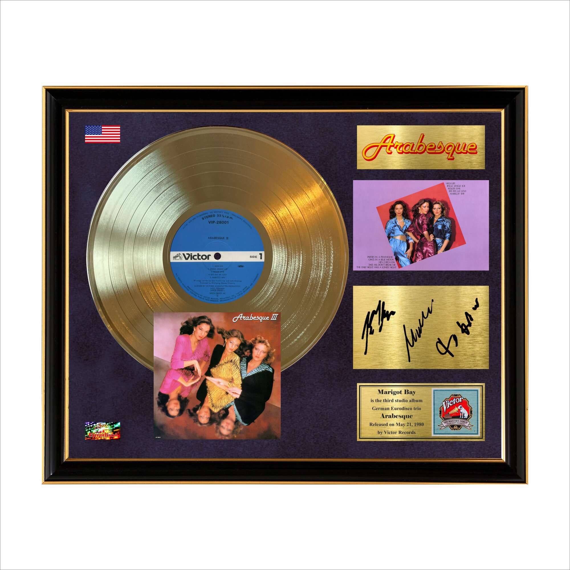 Картина в рамке Arabesque Marigot Bay