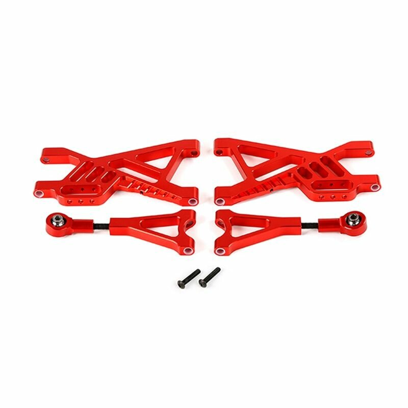 Комплект рычага задней подвески из сплава ЧПУ, подходящий 1/5 BAHA ROVAN KM BAJA 5B 5T 5SC Rc Car Toys, запчасти совместим с игр, красный