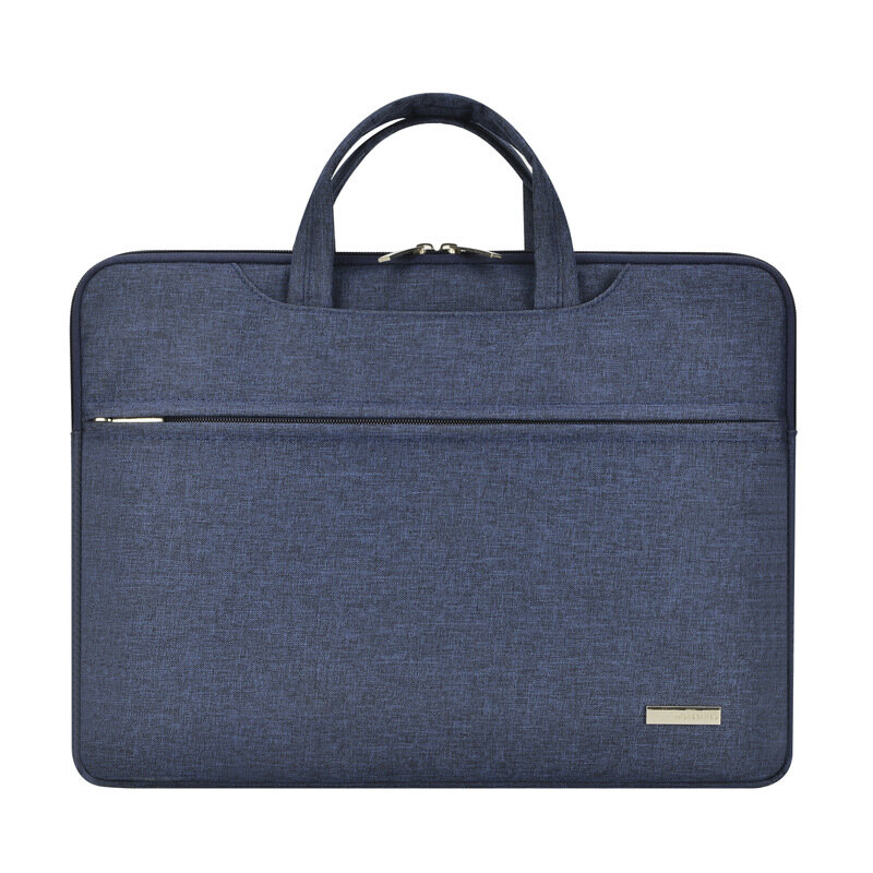 Сумка Michaelmas, для ноутбука, ткань Оксфорд, с блестками, синяя