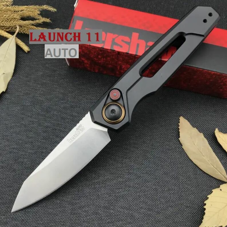 Нож Kershaw Launch 11, складной, туристический, EDC, черный, стильный