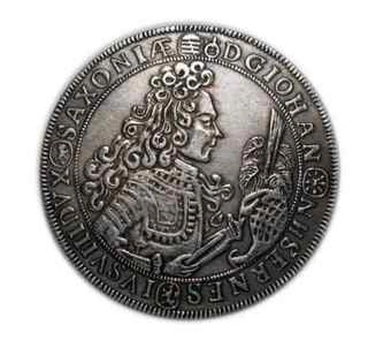Серебряный талер 1712 года Саксония ASOLE SAL сувенирная копия монеты, нумизматика, деньги для коллекции