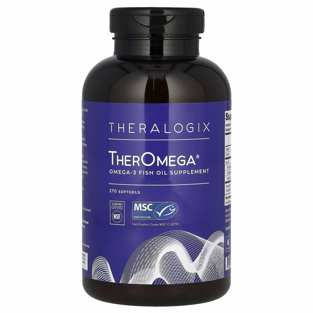 Theralogix, TherOmega, 270 капсул