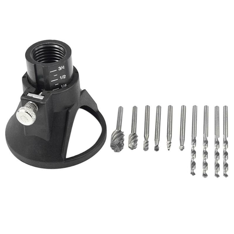 Электрическая ручная дрель электроинструменты фрезы по дереву набор из 6 фрез со специальным локатором для дрели для аксессуаров Dremel