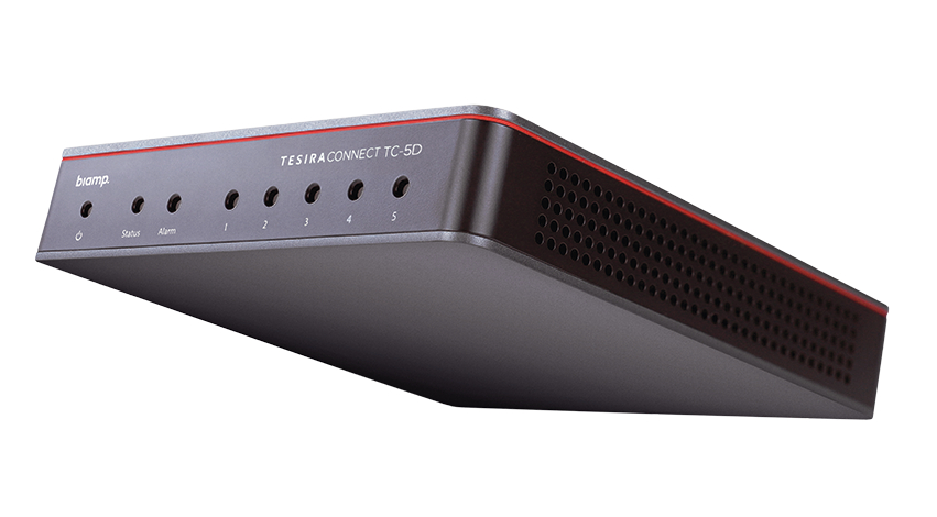 Сетевой коммутатор BIAMP [TesiraCONNECT TC-5D] AVB, Dante, PoE+ (4 порта), 5 портов RJ-45 100мб/1гб, RSTP; SageVue. ПО Tesira. Крепление опционально.