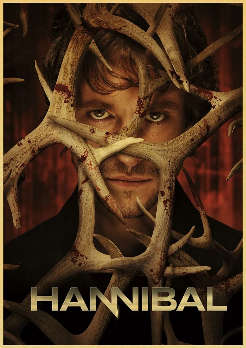 Винтажные постеры фильма Ганнибал lanxihaibao A031, 42X30cm