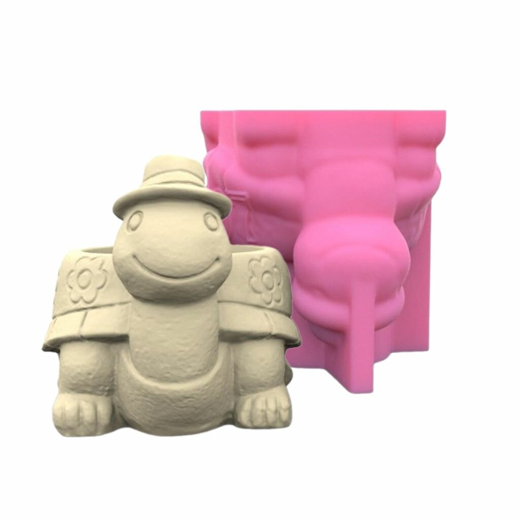 Ювелирное оборудование, Модель для литья черепахи в горшке из силикона C607