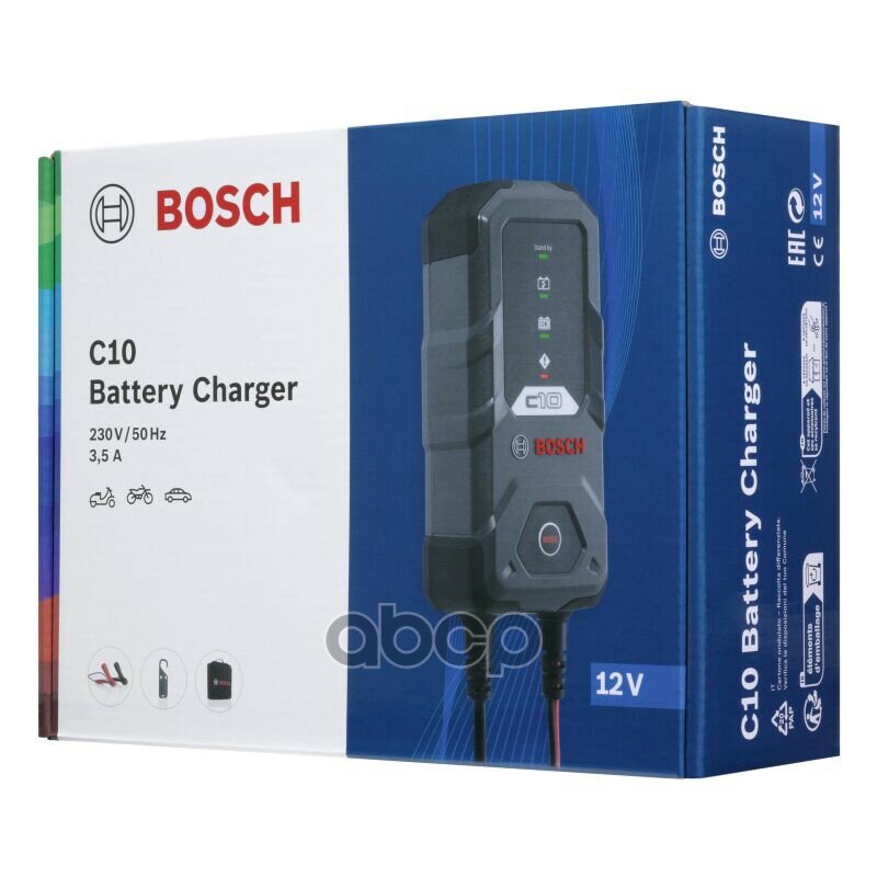 Устройство зарядное 12V 3.5A 120Ач 220V С10 BOSCH Bosch арт. 0189911010