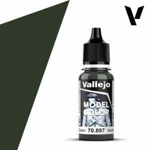 Краска 70897 Vallejo серии Model Color Bronze Green (Бронзово - Зеленый) 18ml