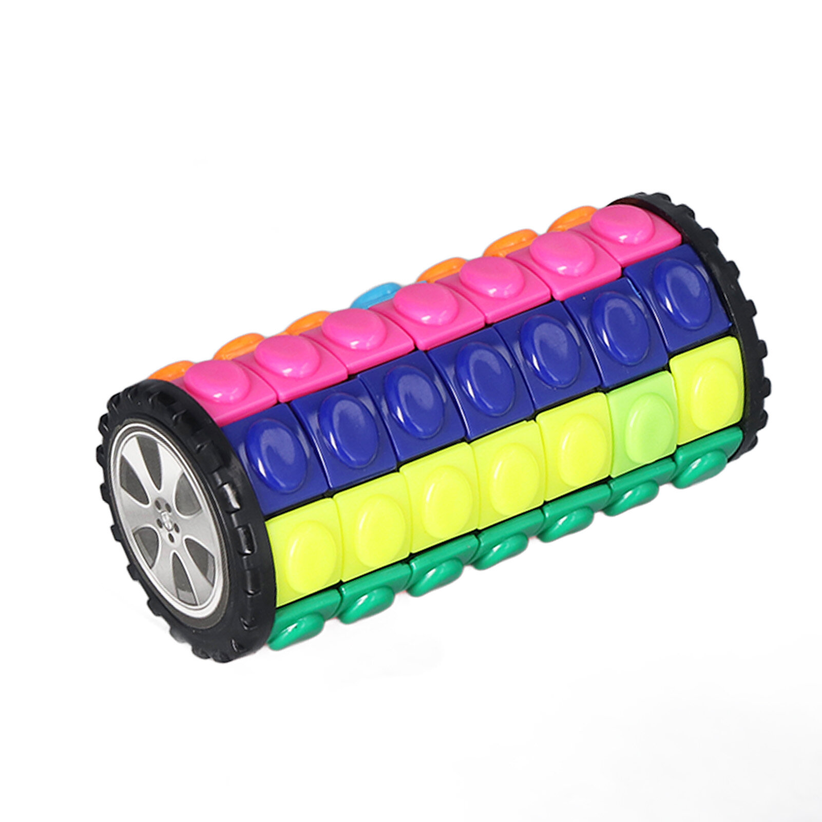 Головоломка-цилиндр из 7 слоев, расслабляющая, снимающая стресс и тревогу, вращающаяся и скользящая, развивающая логику, для детей.