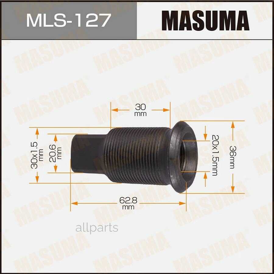 MASUMA MLS-127 футорка колесная! M30x1.5/M20x1.5\ Mitsubishi