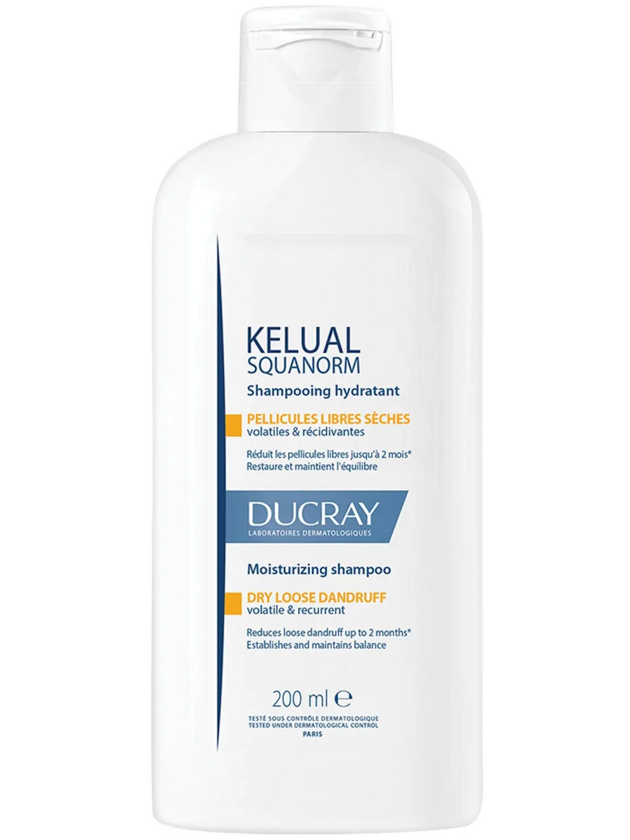 Шампунь Ducray Скванорм с пиритионом цинка против сухой перхоти, 200 мл
