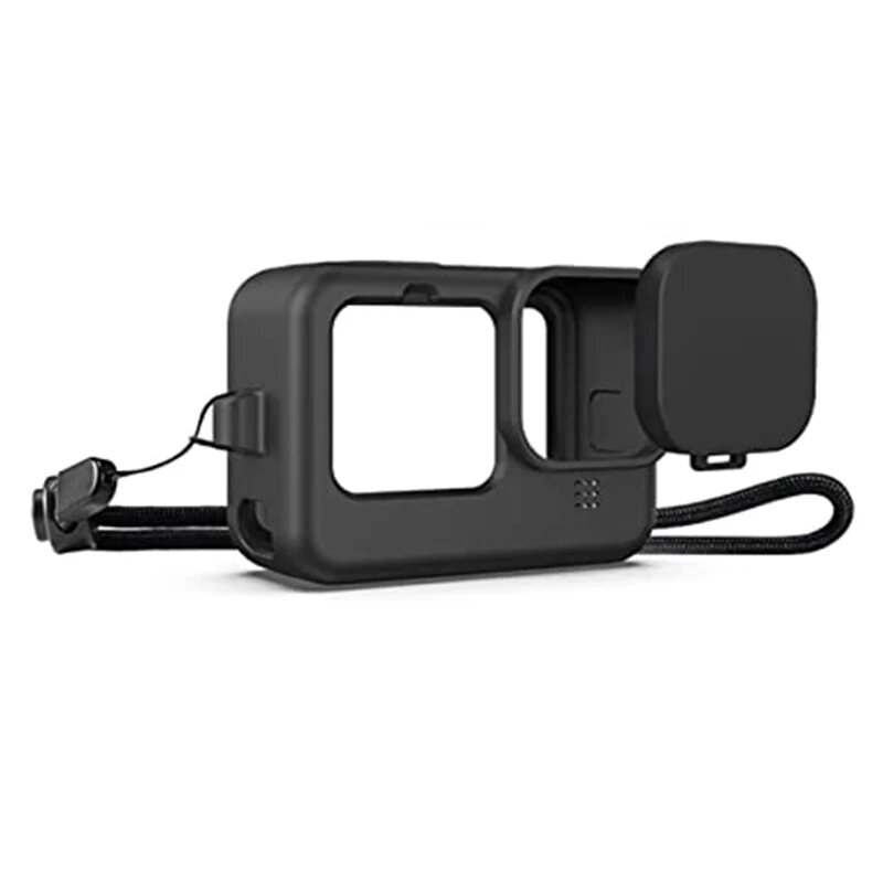Силиконовый чехол для GoPro Hero 13/12/11/10/9 черный black color
