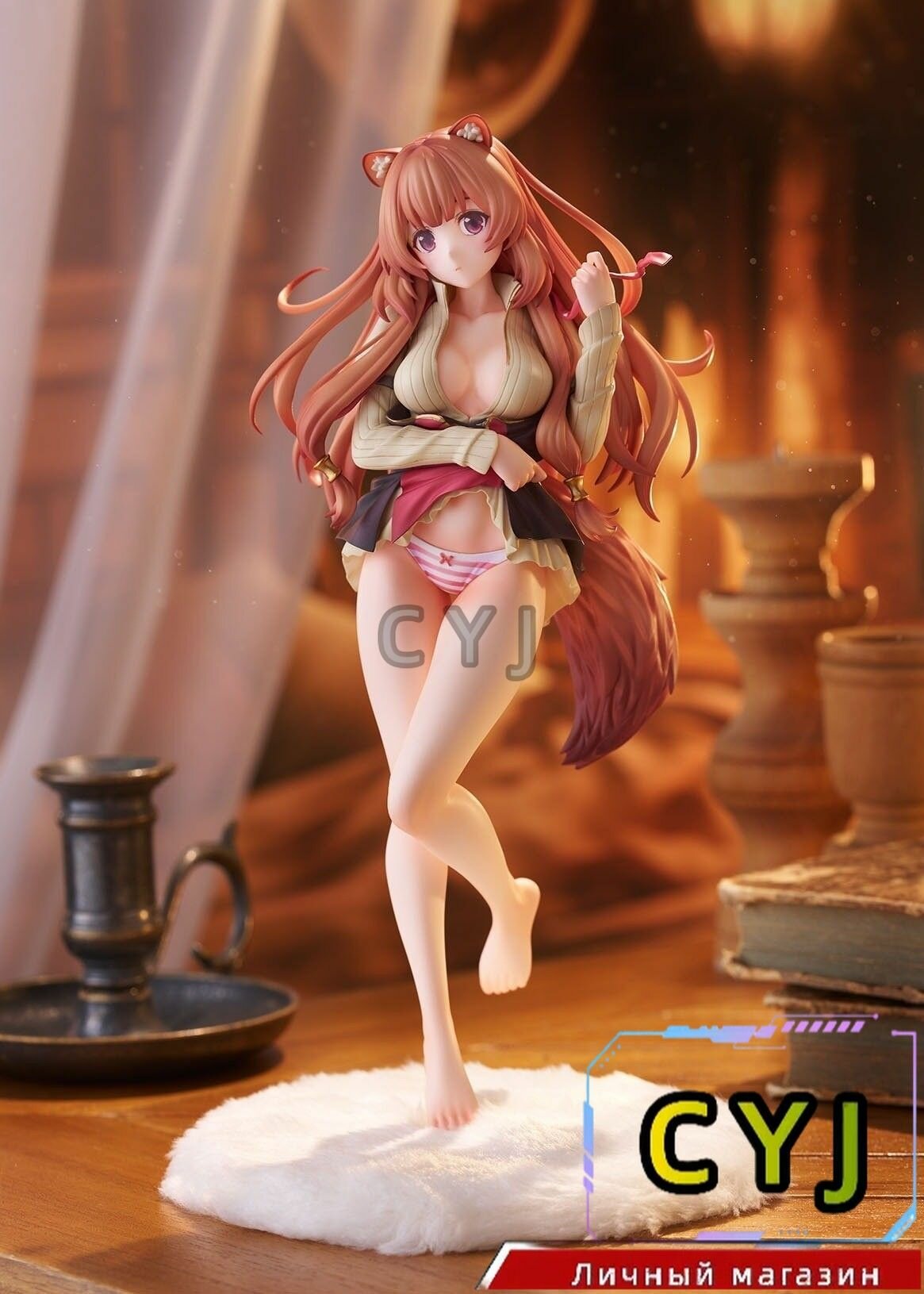 KADOKAWA Аниме Фигура/KDcolle The Rising of the Shield Hero Season 3 Raphtalia Pillow design/CYJ