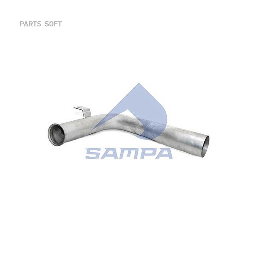 Труба глушителя DAF от официального дистрибьютора, SAMPA, артикул 050482