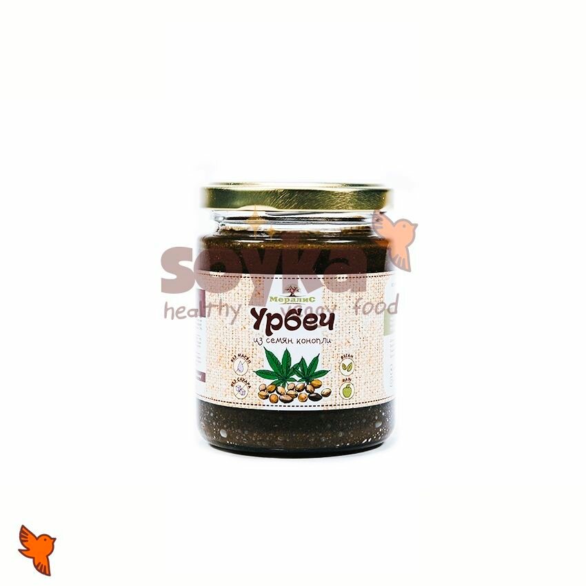 Урбеч из семян конопли Мералис, 230г