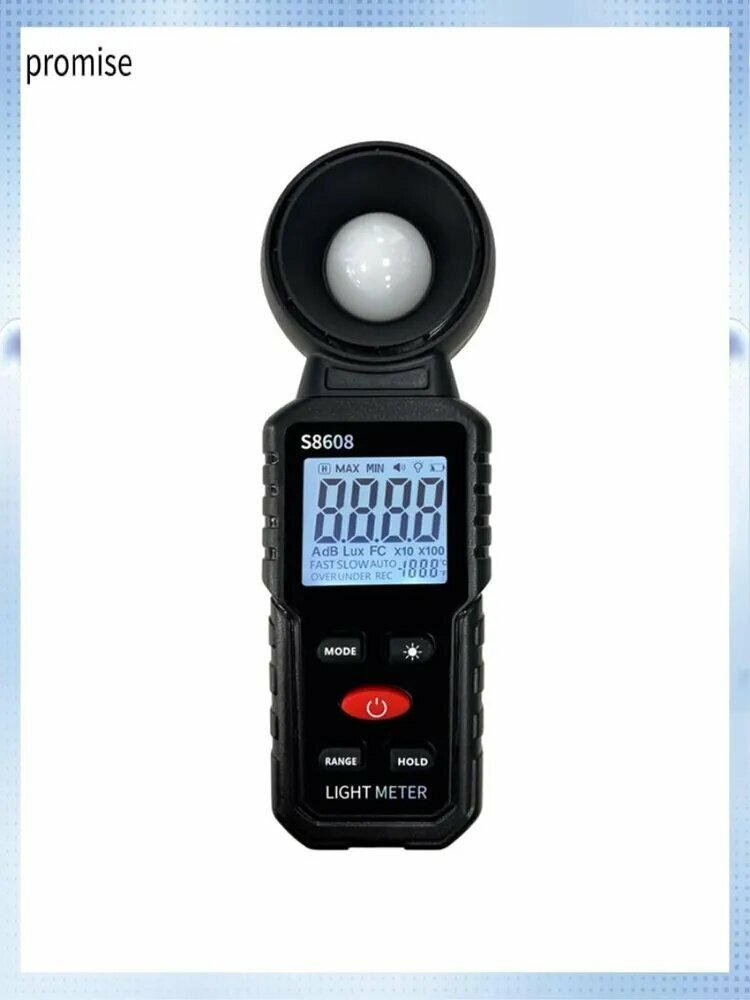 Люксметр На 200 000 Люкс Инструмент Для Измерения Яркости Освещения Простой В Использовании