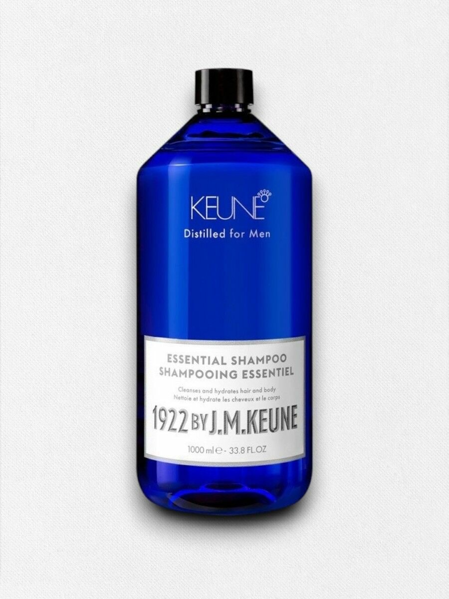 Шампунь универсальный для волос и тела, KEUNE 1922 Essential Shampoo, 1000мл