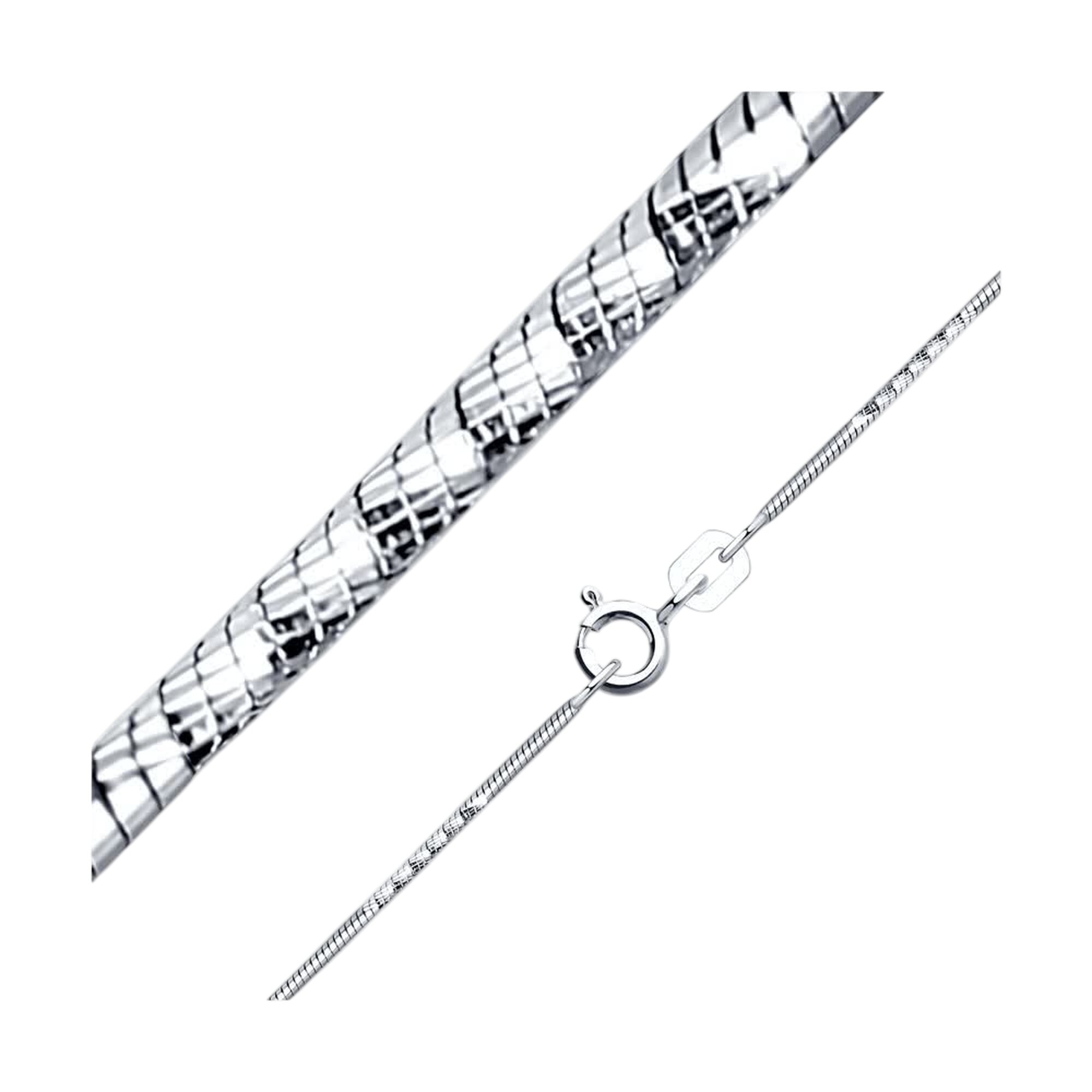 Цепь серебро, 925 проба, родирование