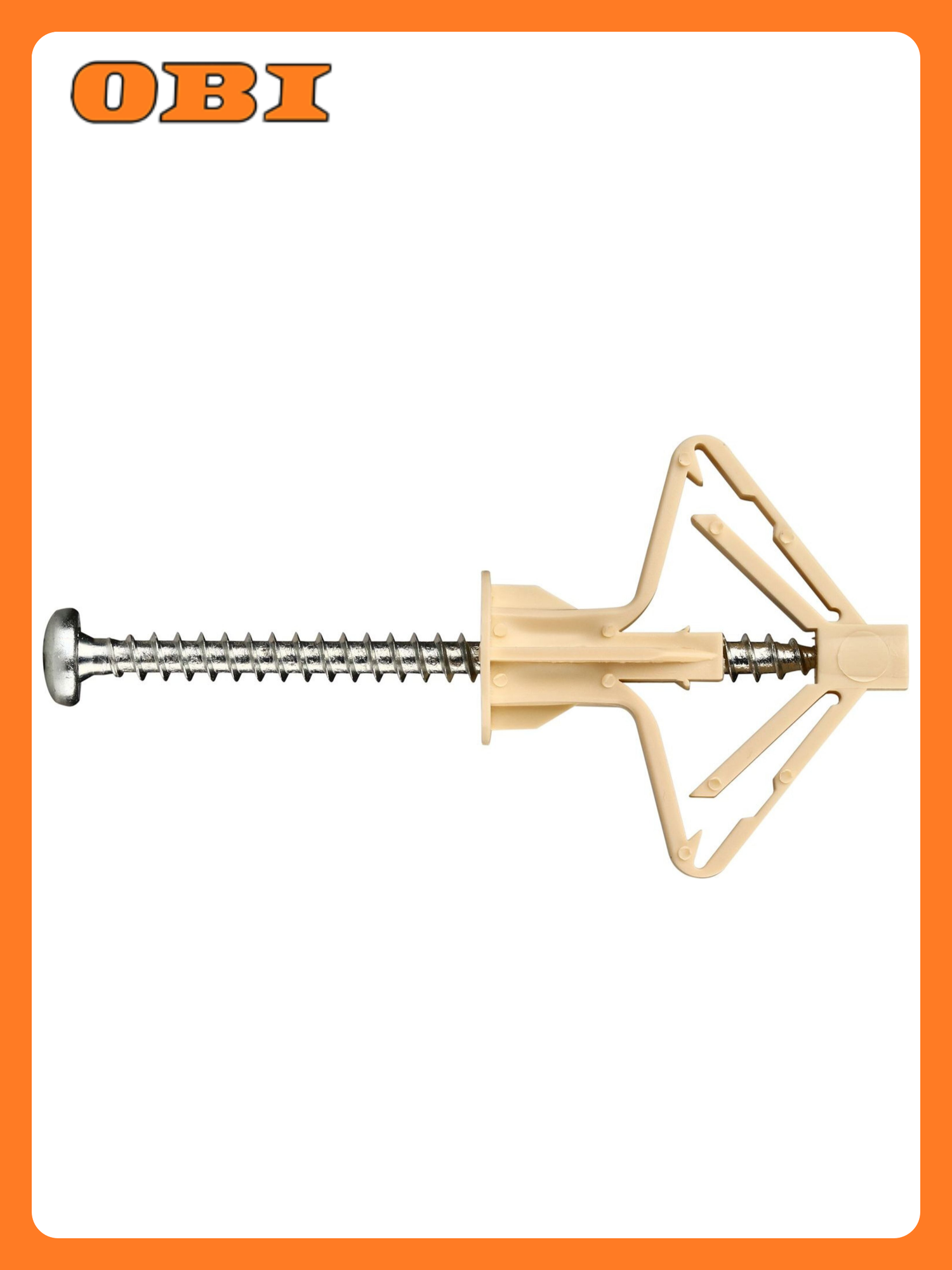 Анкер для гипсокартона с шурупом европартнер PLA 10х50мм (10 шт.)