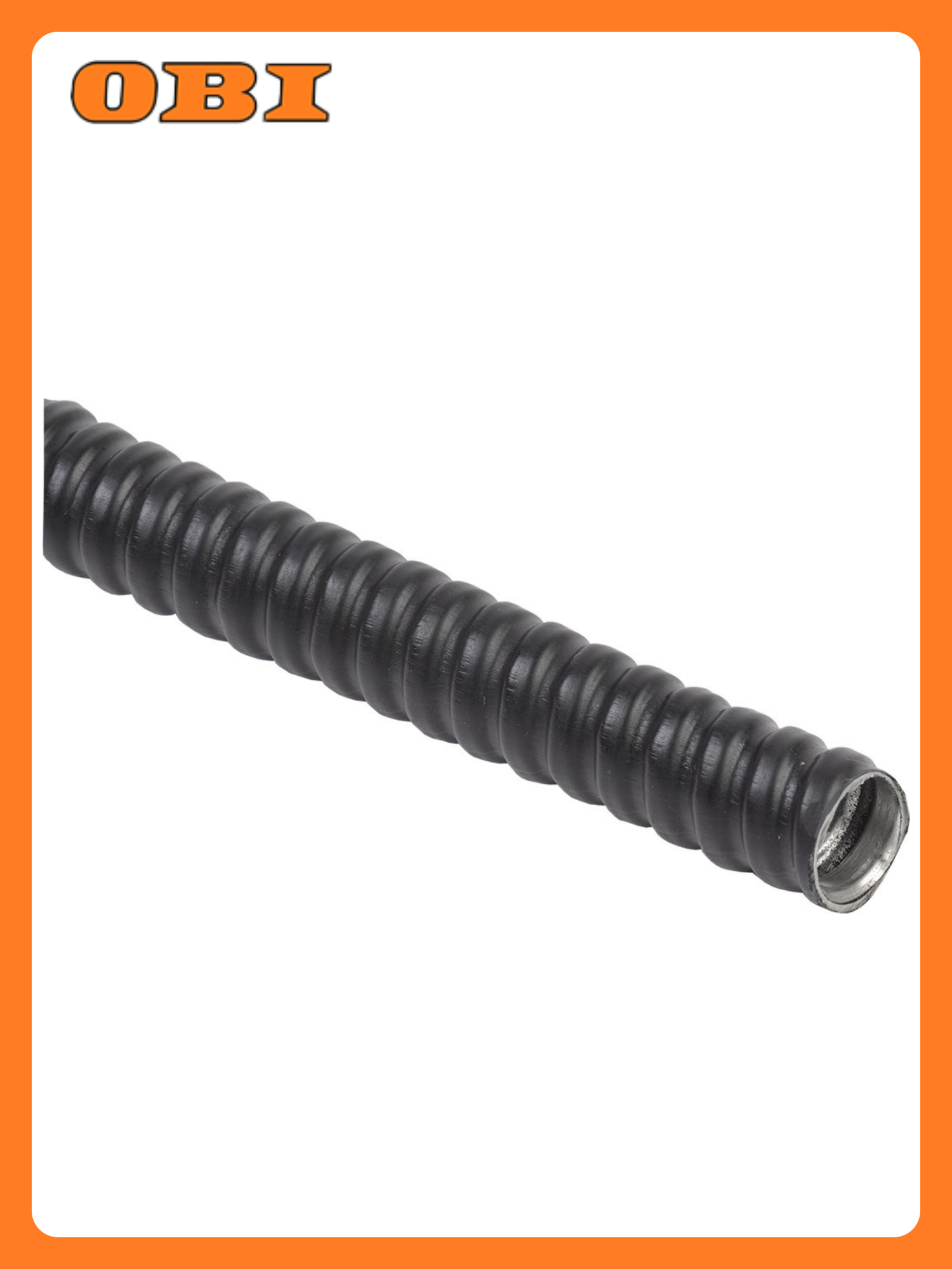 Металлорукав IEK Р3-ЦПнг-20 с протяжкой черный 50 м