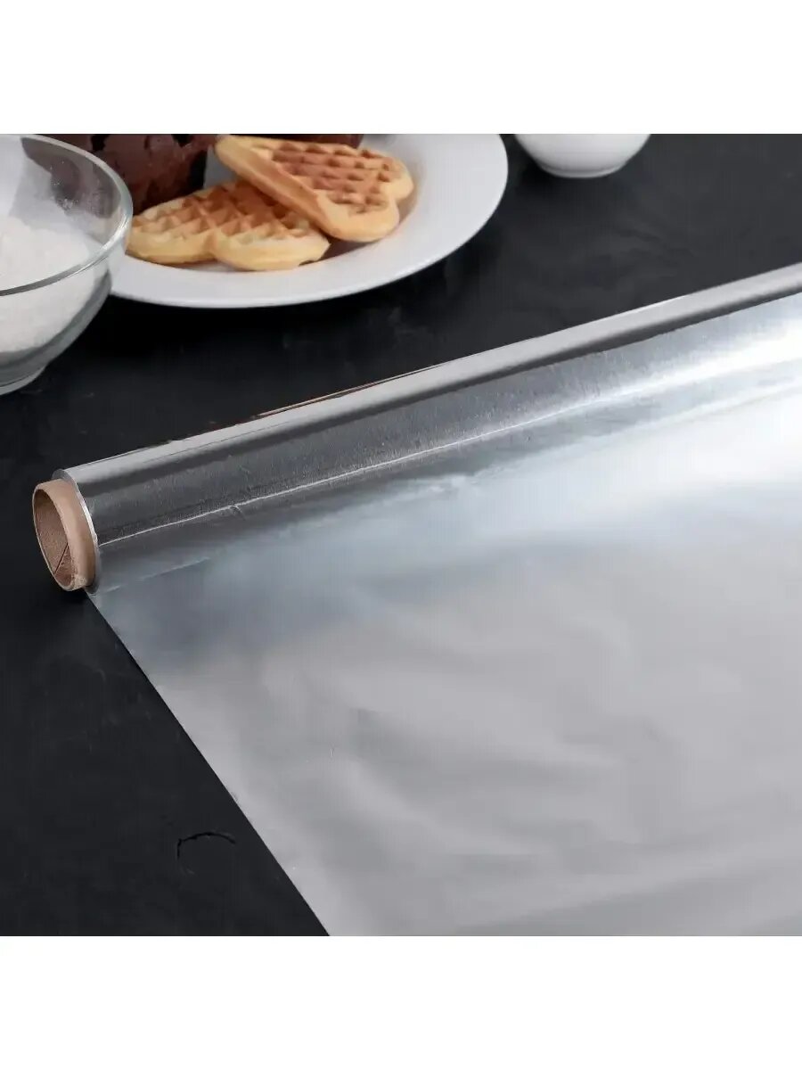 Фольга пищевая 44 см × 25 м "Особо прочная"