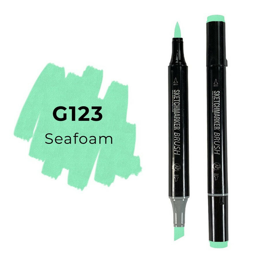 Маркер художественный SketchMarker Brush Pro, G123 Seafoam (SketchMarker G123)