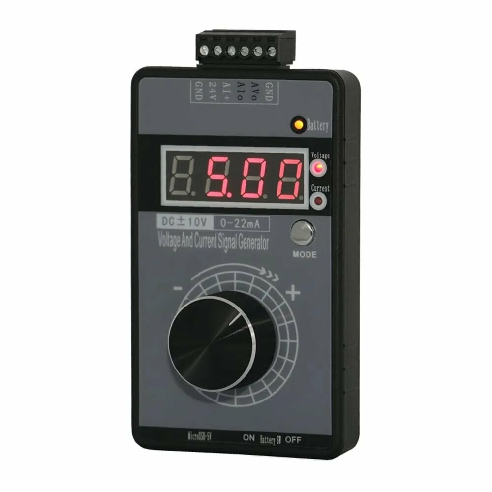 Генератор сигналов напряжения и тока 0-10В, 0-22мА