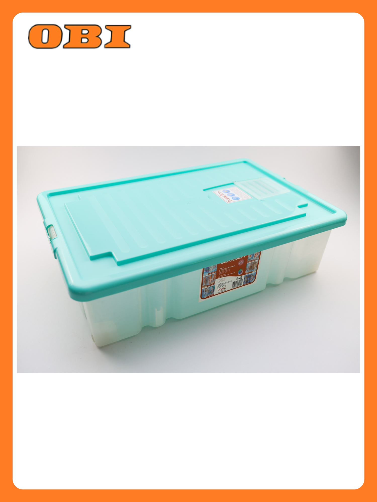 Ящик Darel plastic Darel Box пластик 170х610х400 мм 36 л