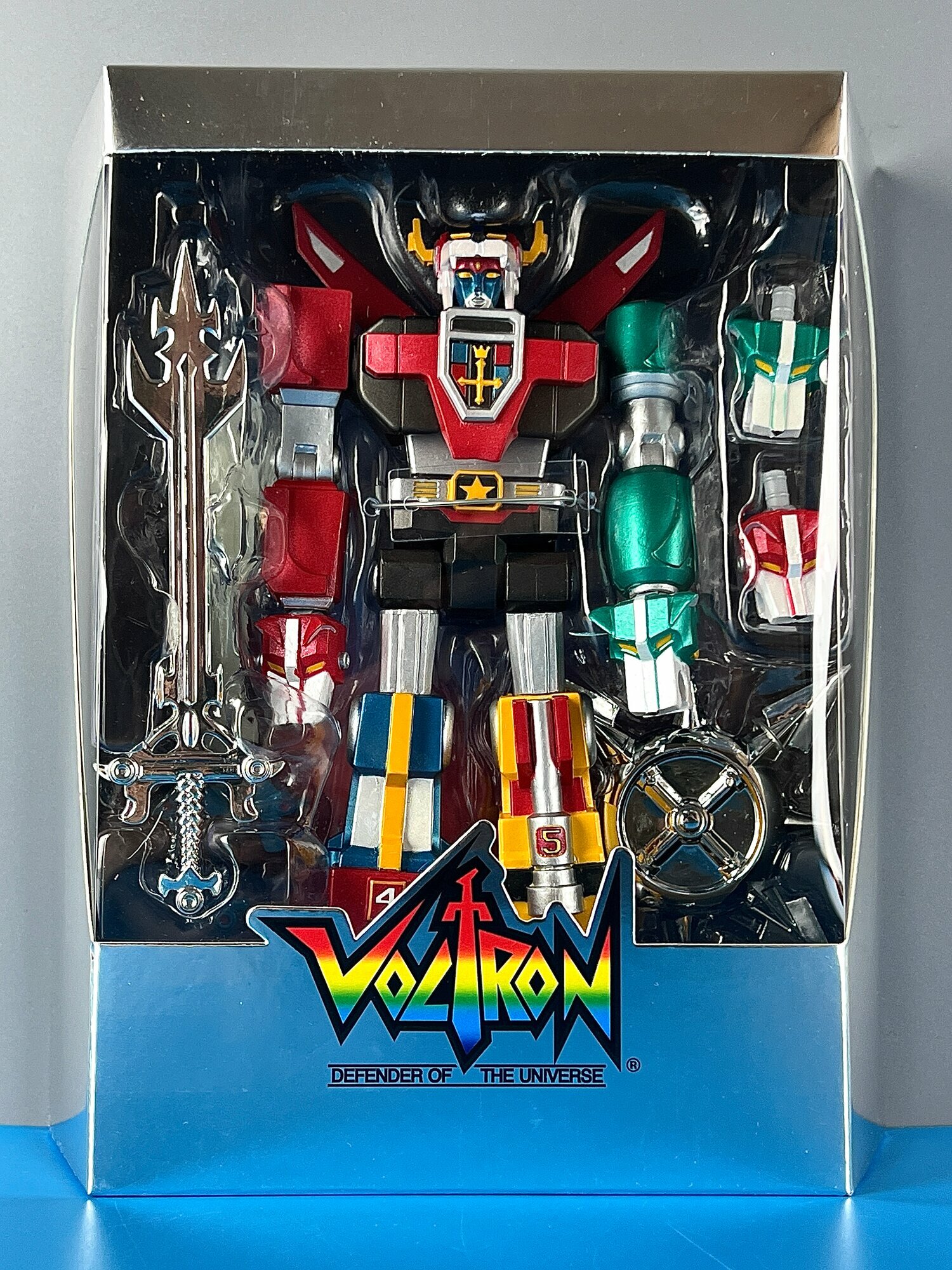 Фигурка Robot Voltron, Defender Of The Universe, Classic Chrome / Super7, Ultimates / Робот Вольтрон, Защитник Вселенной