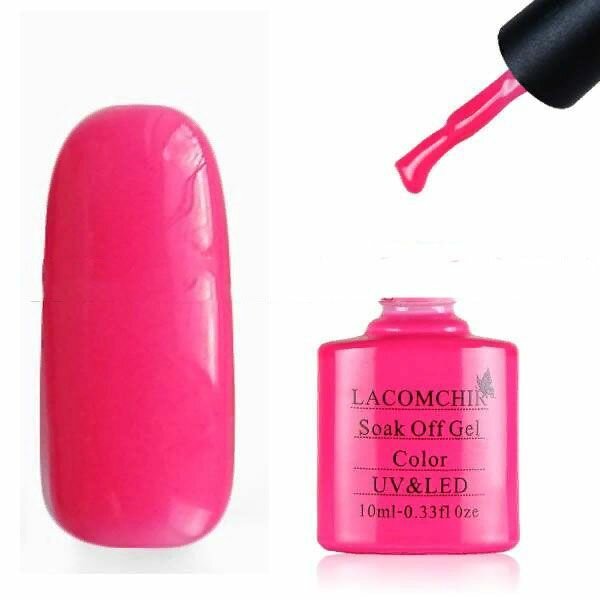 Гель-лак LACOMCHIR TD12 Неоново-розовый, 10 мл