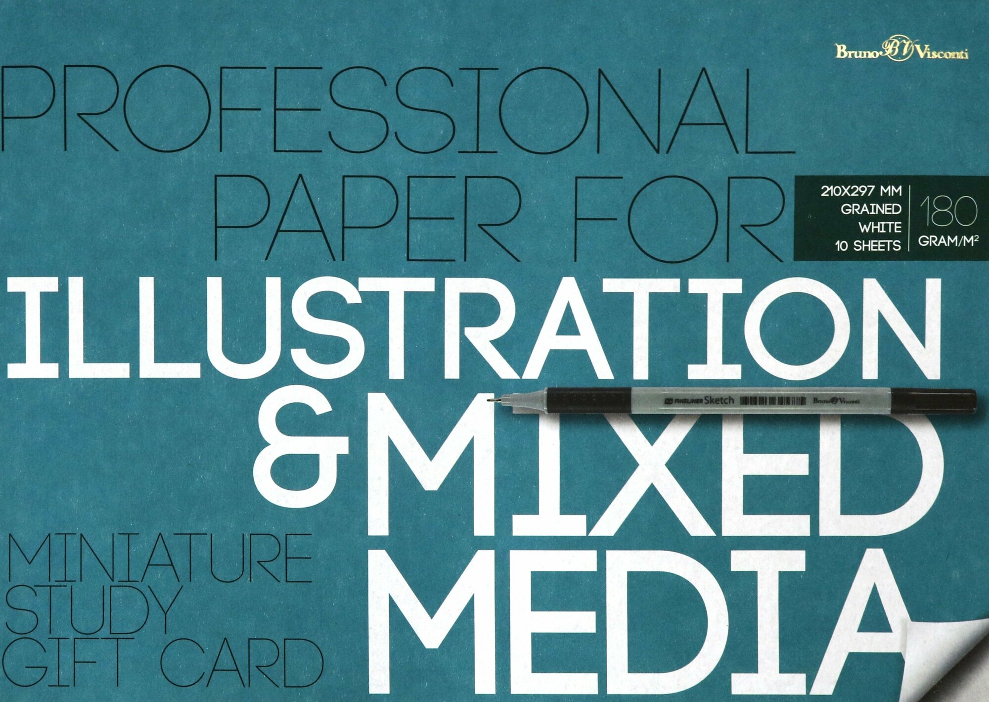 Бумага для иллюстраций (10 листов, А4) (4-125)