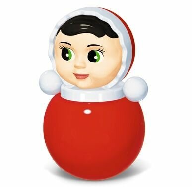 Развивающие игрушки для малышей Стеллар Неваляшка малая "Настенька" 18 см (в пакете) Stellar 01647