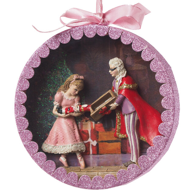 Елочная игрушка-медальон Щелкунчик: Inizio 13 см, подвеска, Kurts Adler, C8755-1