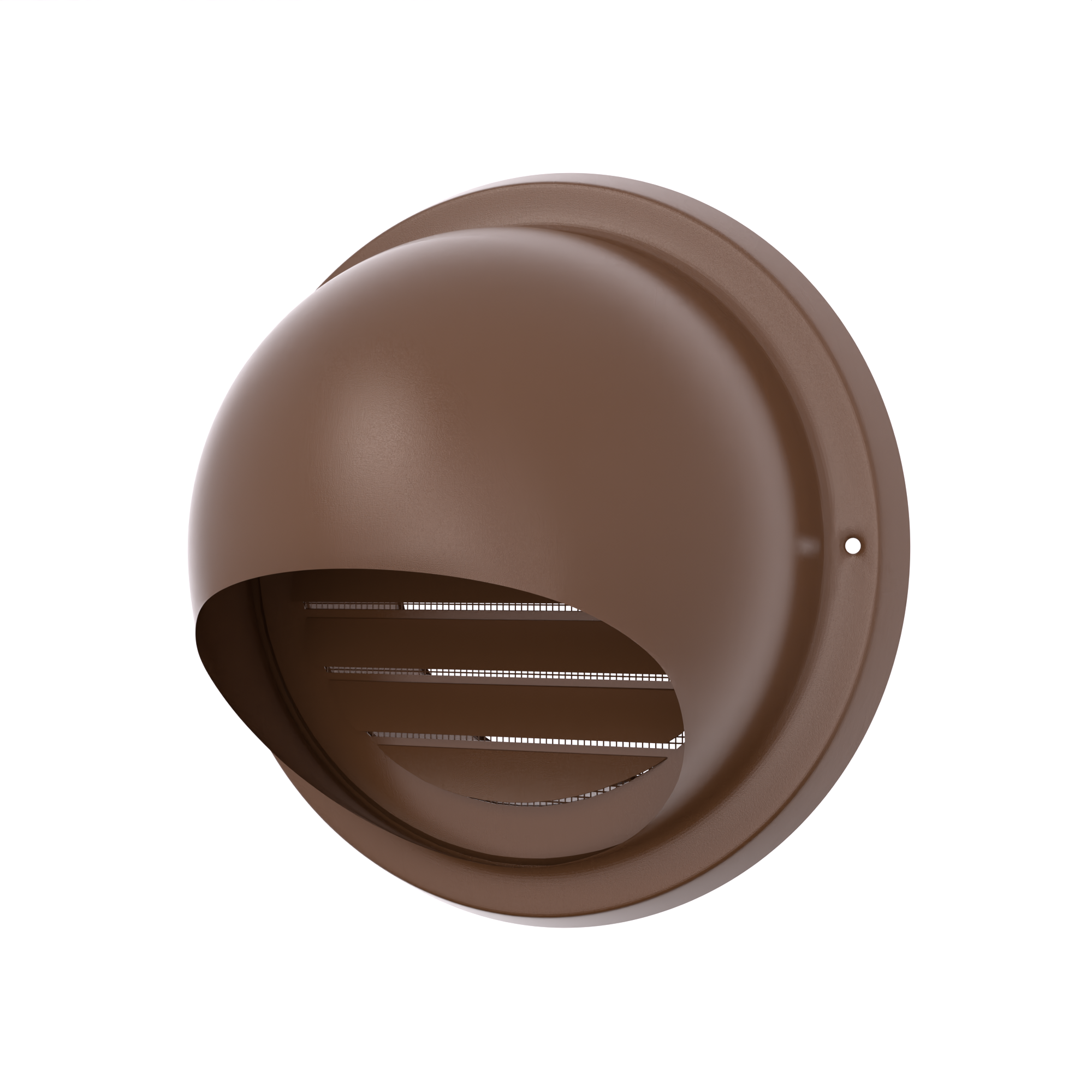 Выход стенной металлический D125 мм RAL8007 олень коричневый матовый