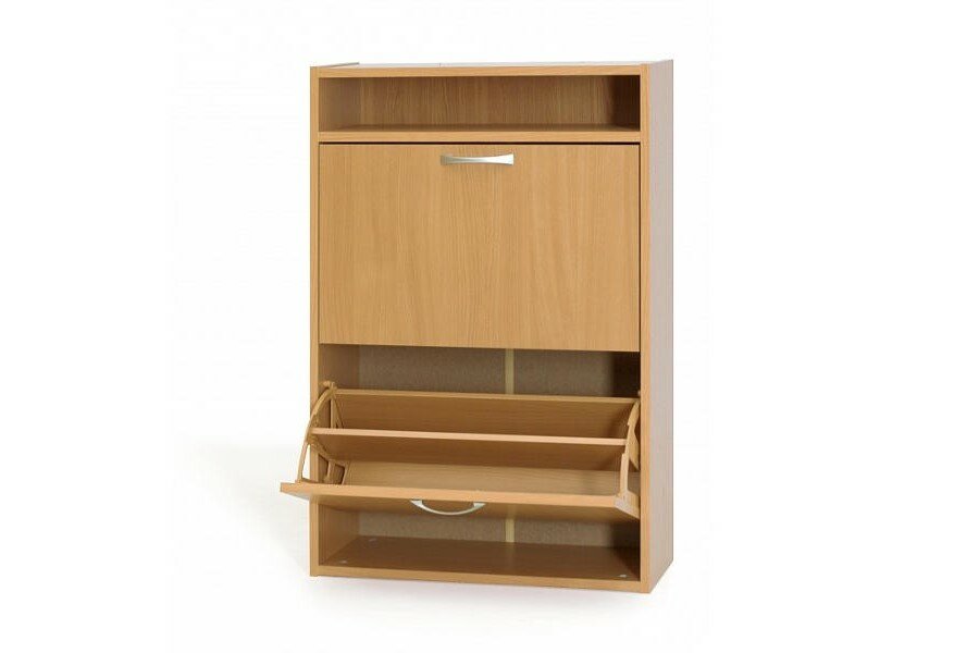 Обувница Колор Вишня Оксфорд 88 NEW 60x23x88 см, Фиеста