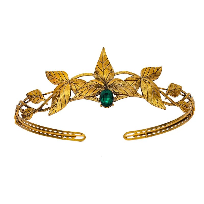 Корона из меди с изумрудом, G-Green