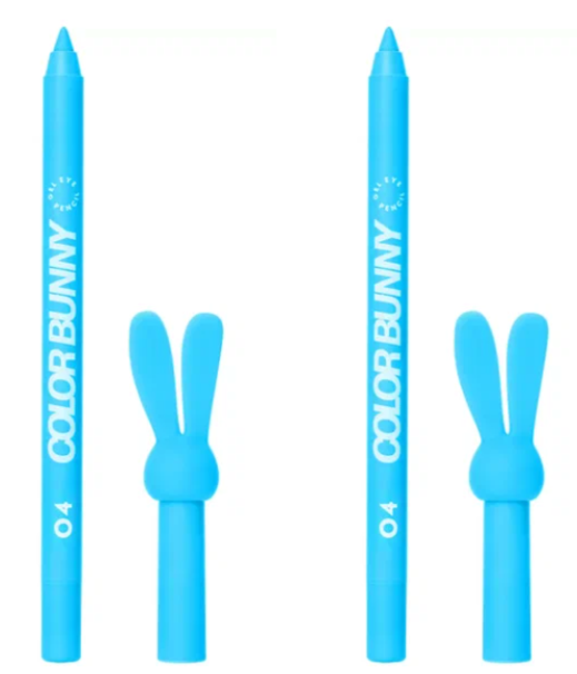 Карандаш гелевый для глаз Love Generation Color Bunny, тон 04 голубой, 1,3 г, 2 шт