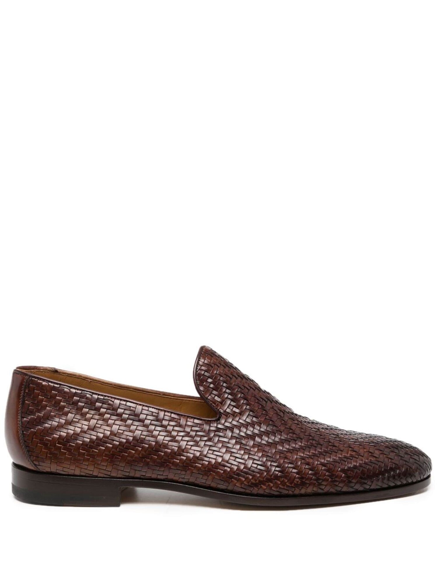 Лоферы Interwoven leather loafers