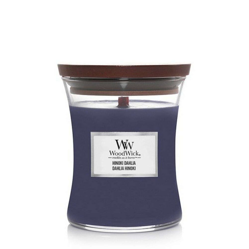 Woodwick/ Свеча средняя Георгин Хиноки 275гр.