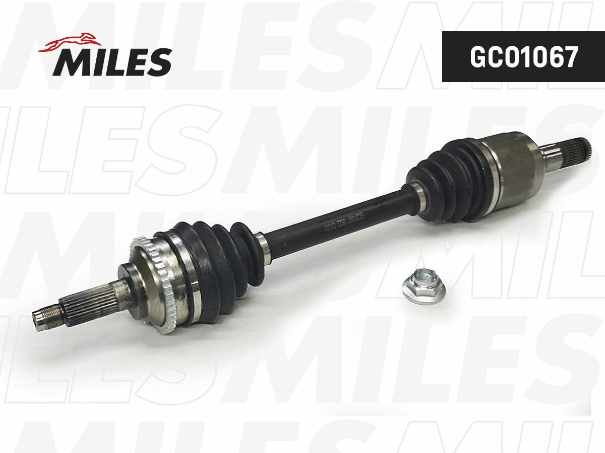 MILES Привод в сборе левый MAZDA 6 2.0 02- (ABS) GC01067