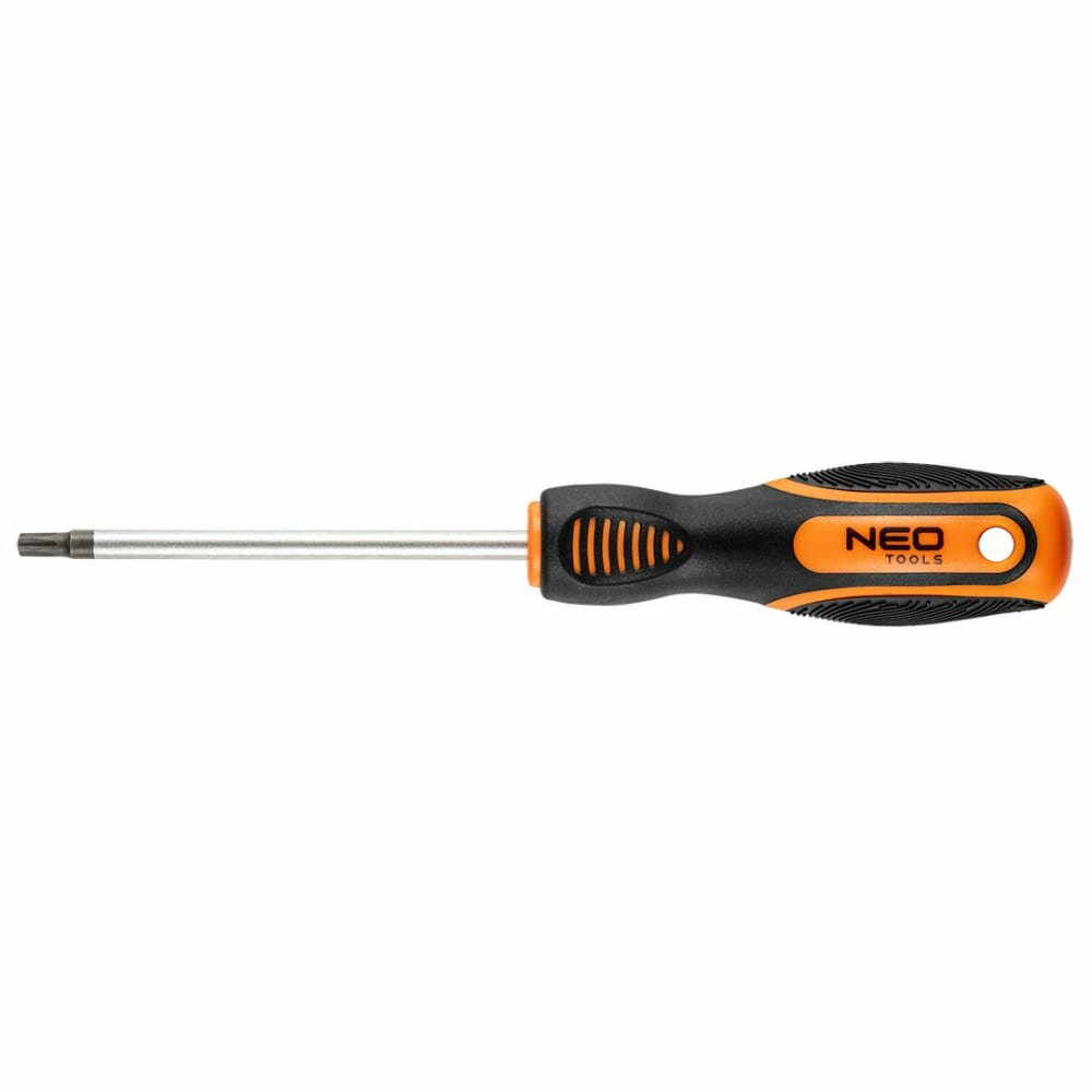 Отвертка NEO Tools Torx T27, полупрофессиональная, рукоять из ABS‑пластика с TPR, магнитный CrV‑наконечник, прямая форма — фото 1