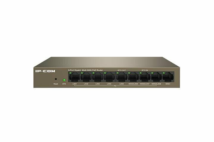 IP-COM M20-8G-PoE 9-портовый гигабитный PoE-маршрутизатор c 8 портами PoE с облачным управлением